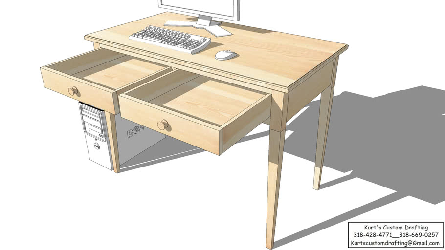 Computer Desk | 3D Warehouse