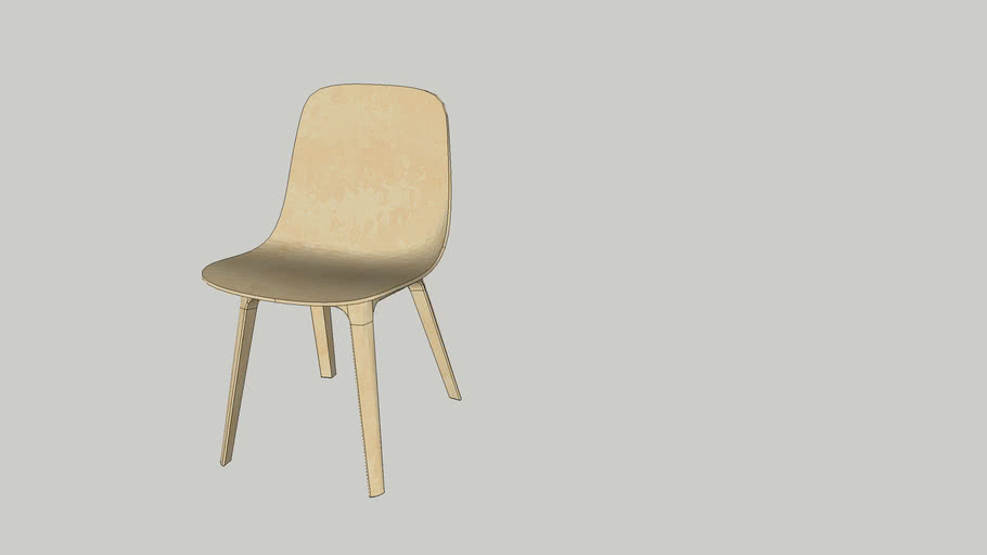 ODGER chair white/beige | 3D Warehouse