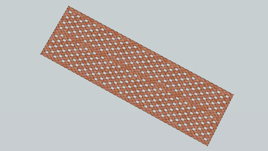 Diamond hole plate | 3D Warehouse