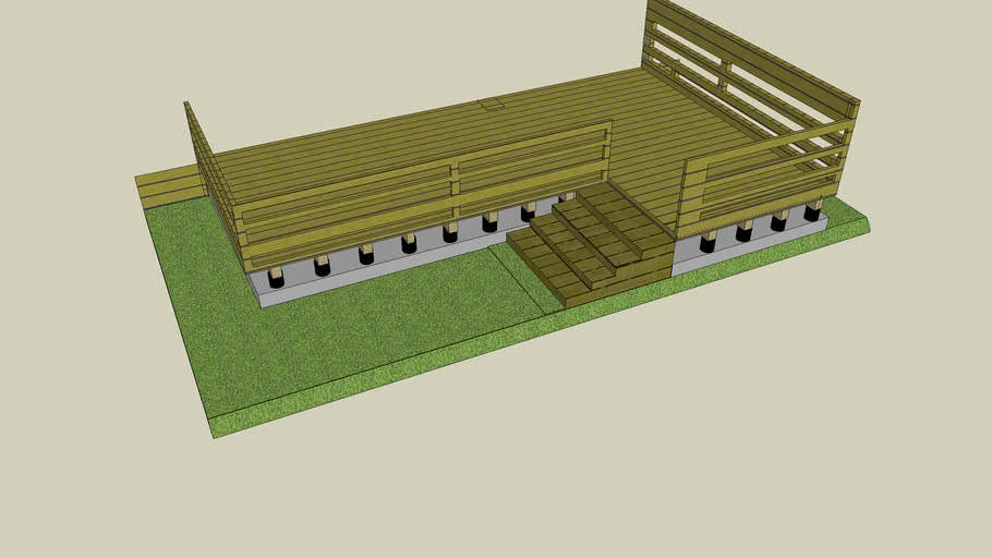 terrasse bois | 3D Warehouse