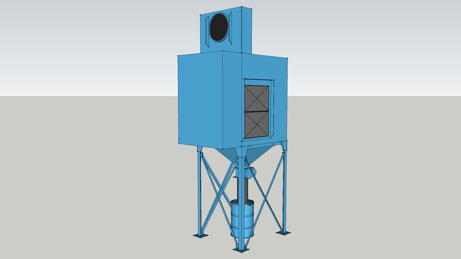 Donaldson Torit DFE 4-24 Dust Collector | 3D Warehouse