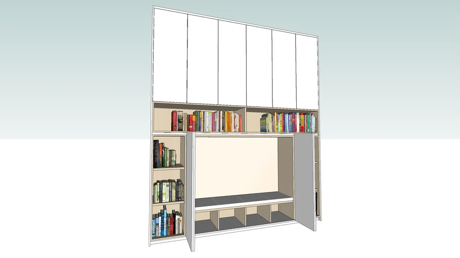 Little Cabinet Library | 3D Warehouse