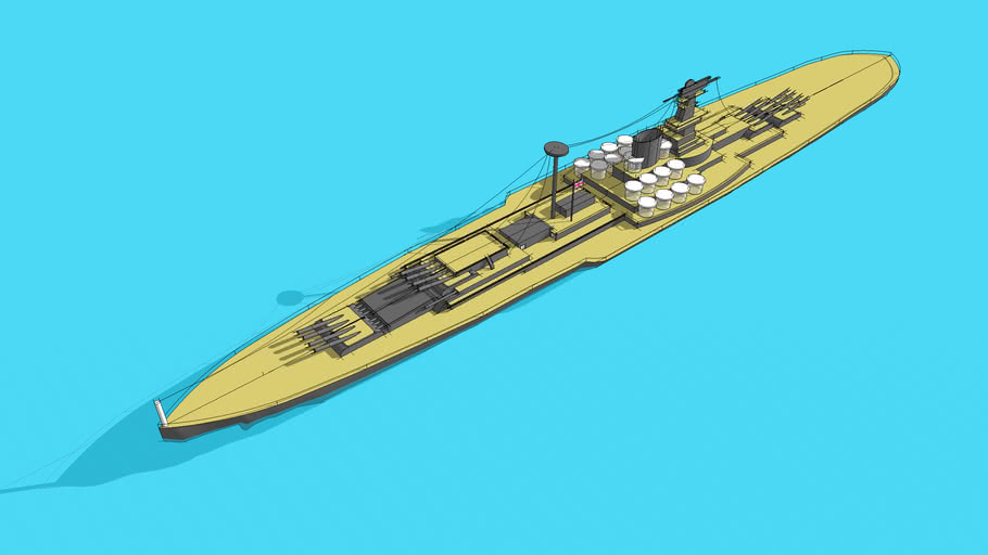 HMS Royal Oak -891kb- | 3D Warehouse