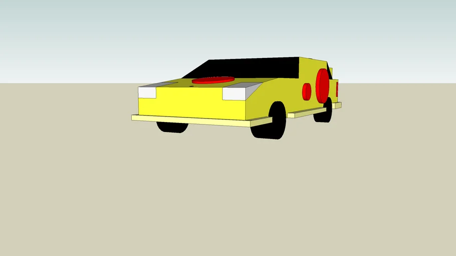 random pizza car. | 3D Warehouse