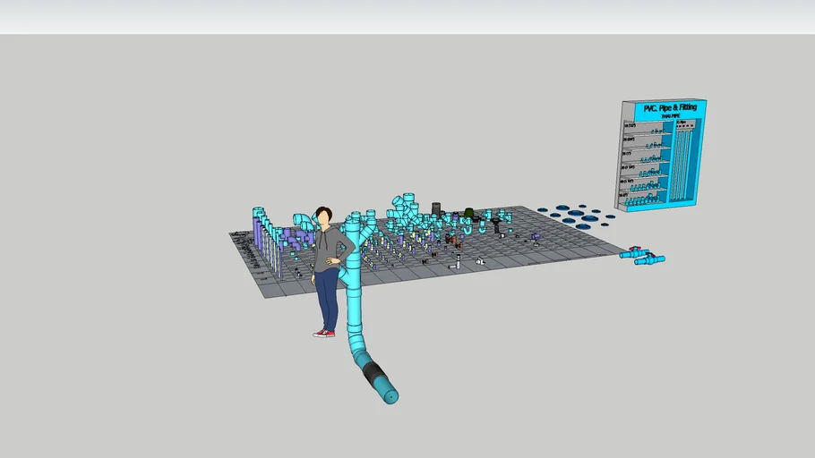 pvc fiyting | 3D Warehouse