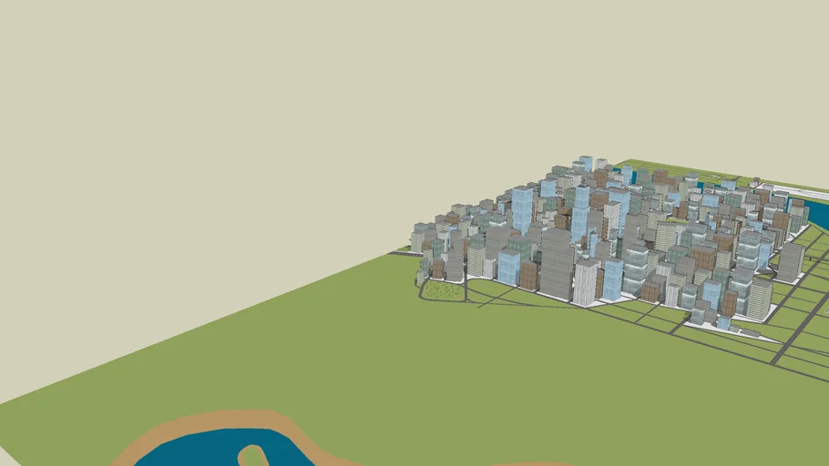 city project view | 3D Warehouse