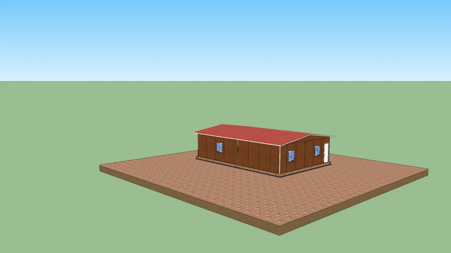 Puf panel Prefab House | 3D Warehouse