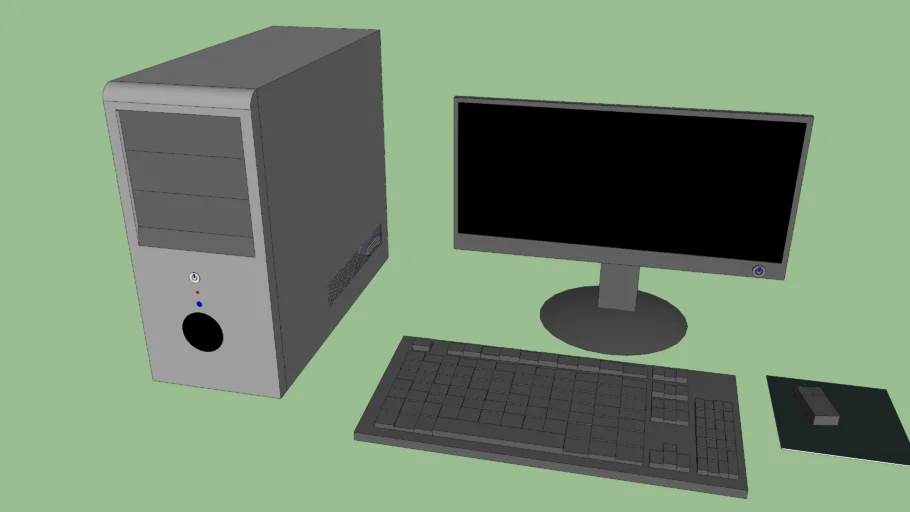 Desktop Computer | 3D Warehouse