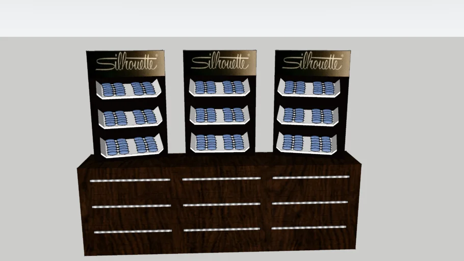 Silhouette display panel | 3D Warehouse