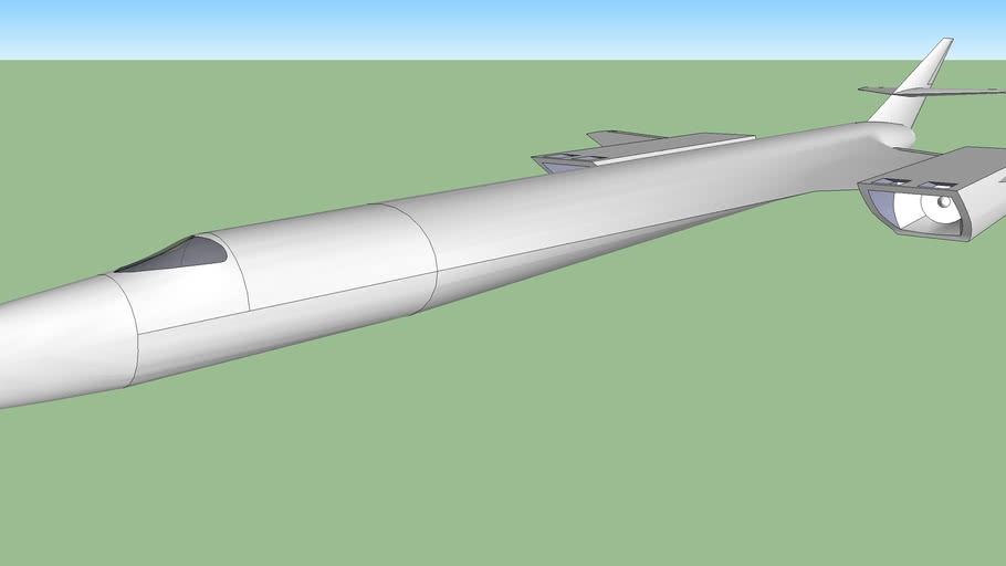 Supersonic Jet 1.2 | 3D Warehouse