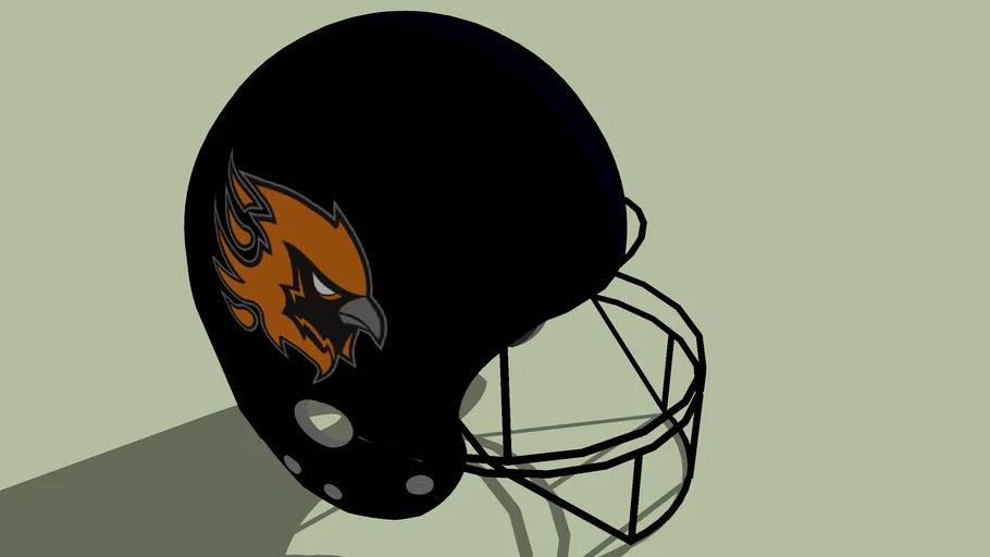 Tamworth Phoenix football helmet | 3D Warehouse