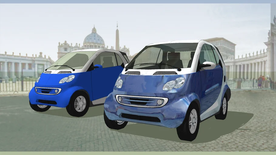 SMART - LOW POLY e con TEXTURE | 3D Warehouse