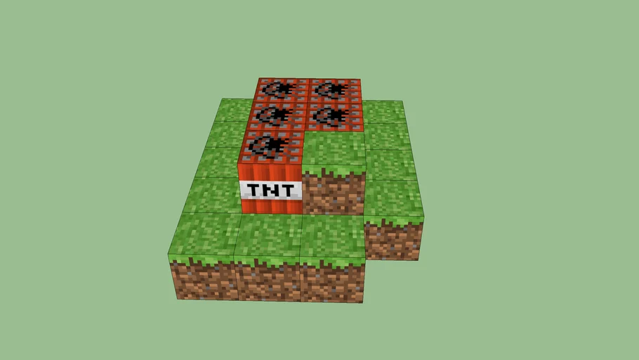 Minecraft Dirt and TNT Blocks | 3D Warehouse