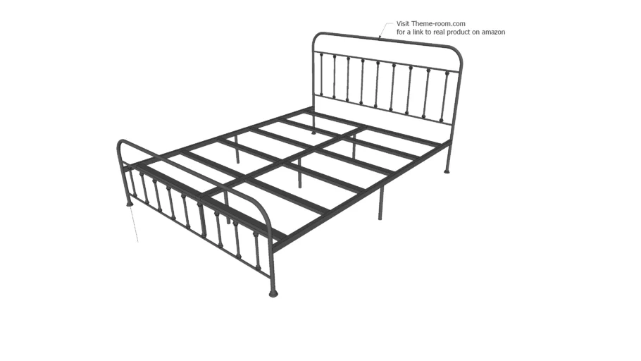 Metal Bed Frame | 3D Warehouse