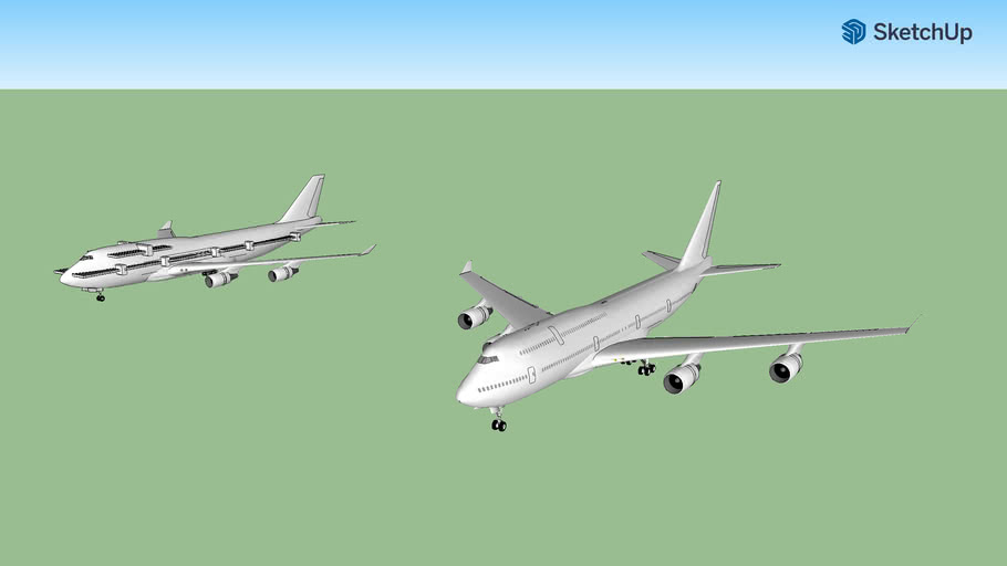 Boeing 747-700X | 3D Warehouse