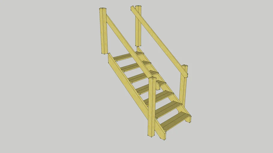 Bunker Stairs | 3D Warehouse