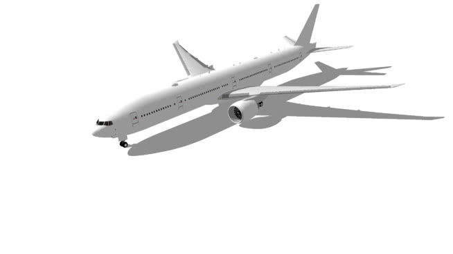 Boeing 777-300ER Template (2018) | 3D Warehouse