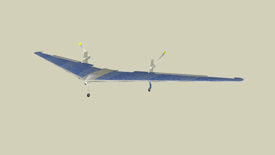 USMC-MARINE-LONG-RANGE-SOLAR-UAV | 3D Warehouse
