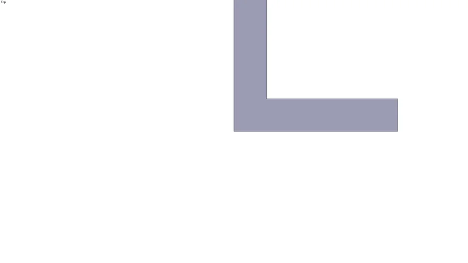 Aluminium L section - 100 x 100 x 200 mm | 3D Warehouse