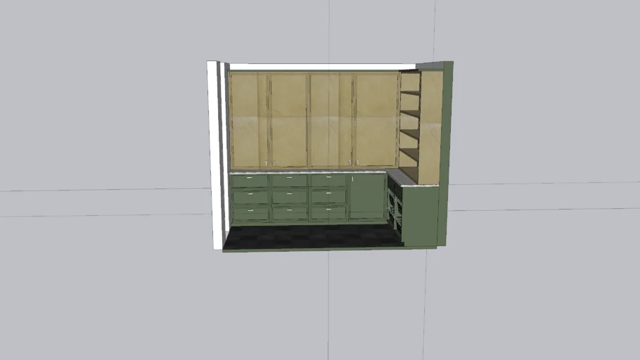 Parade of homes pantry | 3D Warehouse