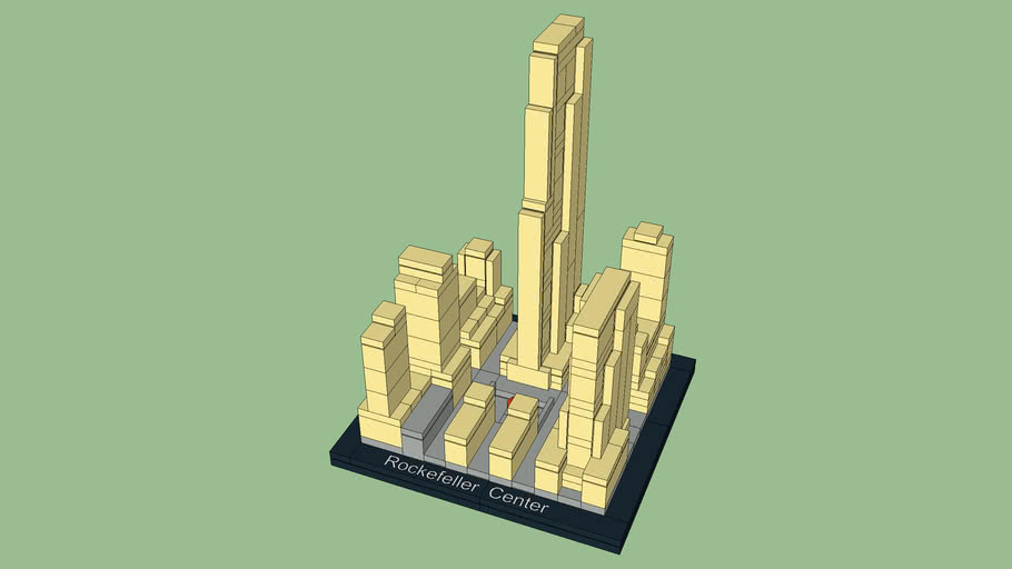 Lego Rockefeller Center | 3D Warehouse