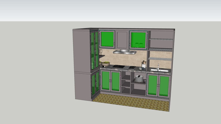 Kitchen Simple | 3D Warehouse