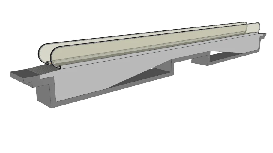 ThyssenKrupp Elevator Orinoco Horizontal 40in Pallet Moving Walkway ...