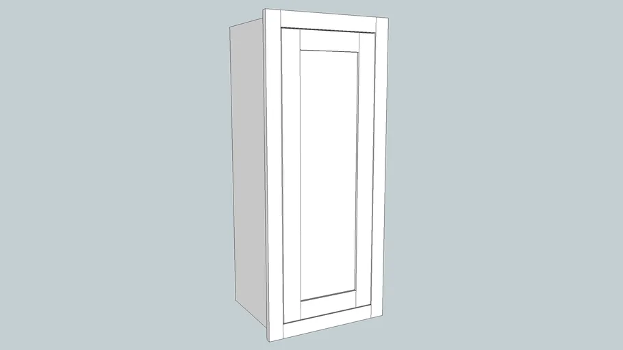 1 Door Face Frame Upper | 3D Warehouse