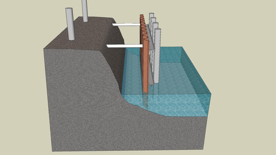 Sea Wall Typical Section | 3D Warehouse