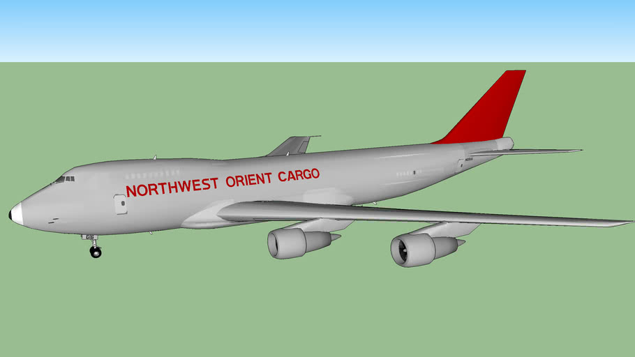 Northwest Orient Cargo 747-251F/SCD (1979) | 3D Warehouse
