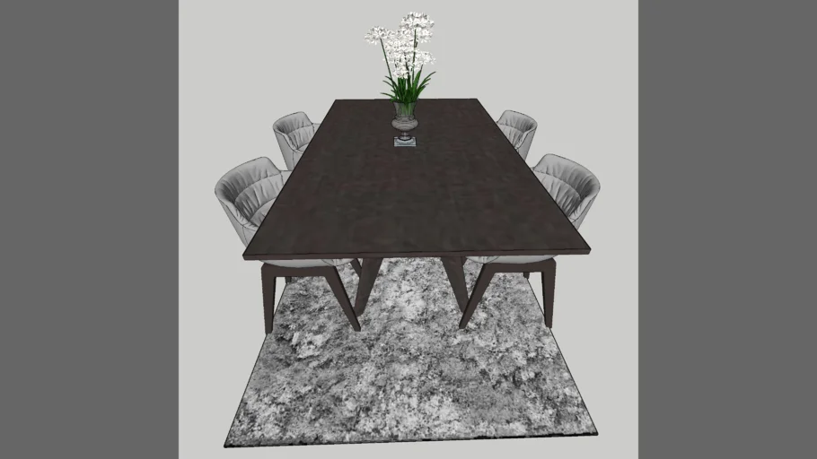 dining table | 3D Warehouse