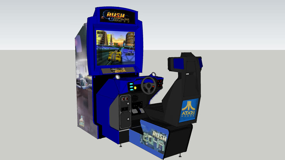 San Francisco Rush 2049 arcade game (39 Inch) | 3D Warehouse