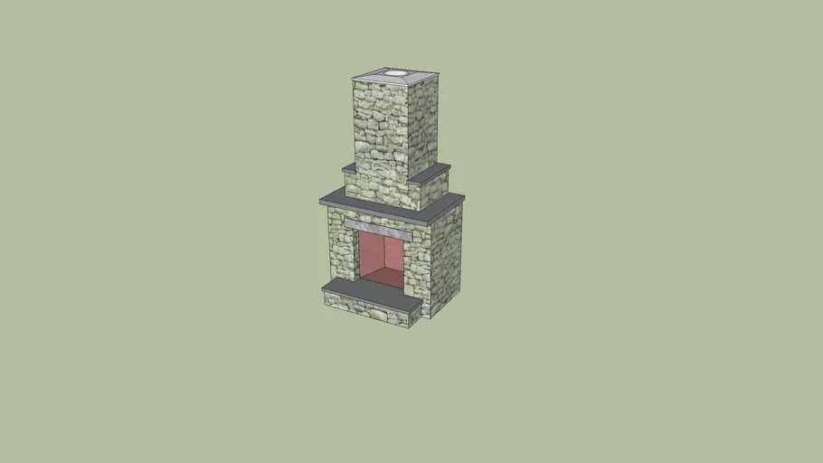 Outdoor Fireplace | 3D Warehouse