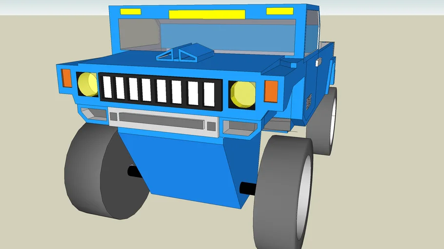 hummer h3t monster by trunx | 3D Warehouse