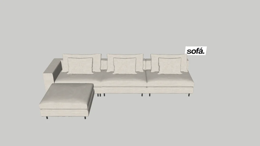 Sofá Max | 3D Warehouse