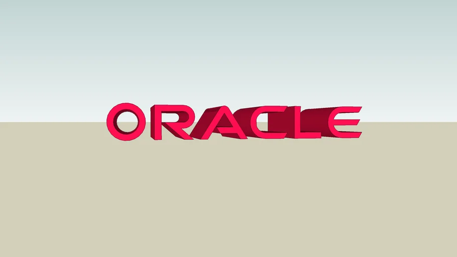 Oracle Logo | 3D Warehouse