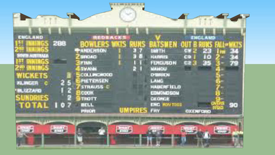 Adelaide oval scoreboard | 3D Warehouse