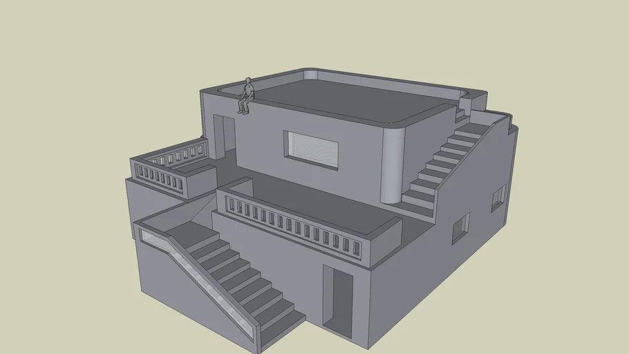 Gray House | 3D Warehouse