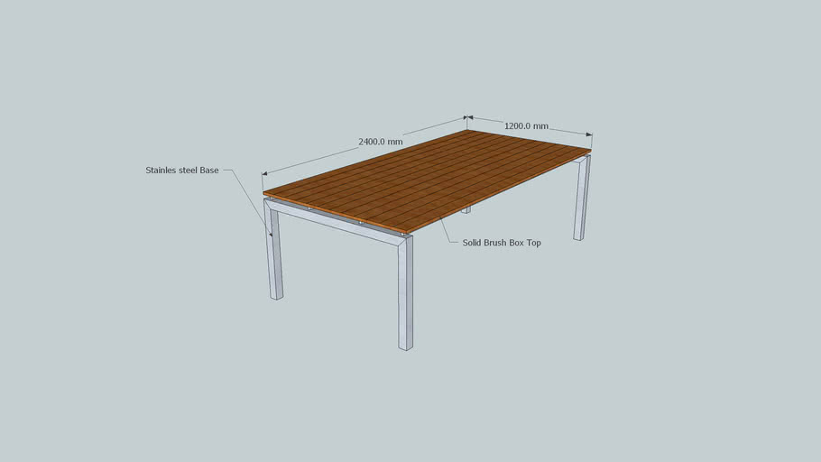 Modern Dining Table | 3D Warehouse