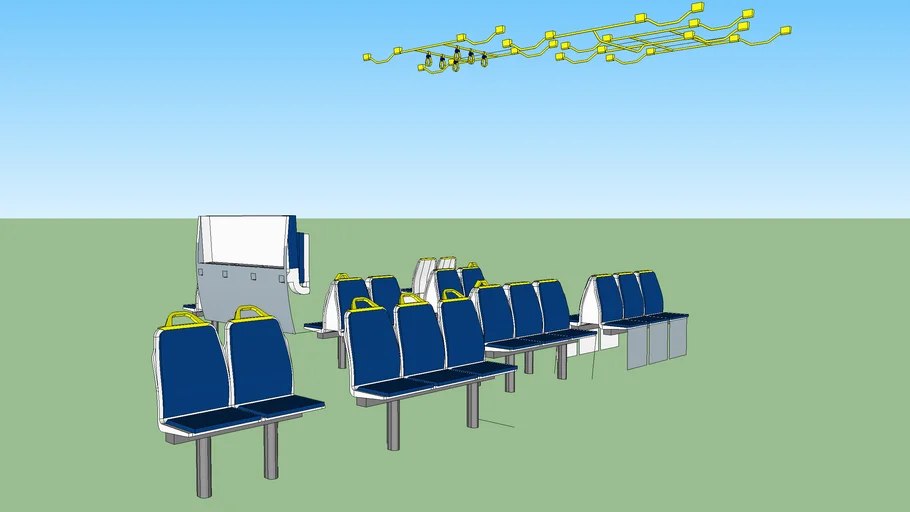 EDI Comeng Train Seats | 3D Warehouse