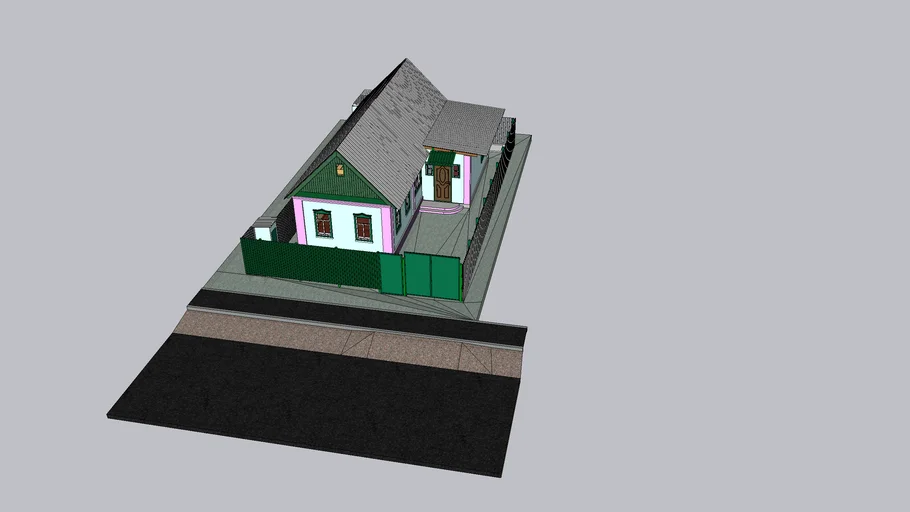 the project is made on sketchup and processed in vray 5 | 3D Warehouse