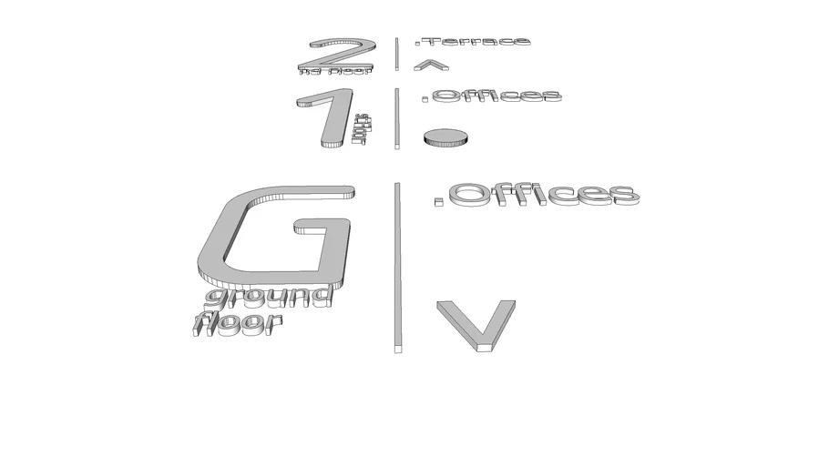 Floor Signs | 3D Warehouse