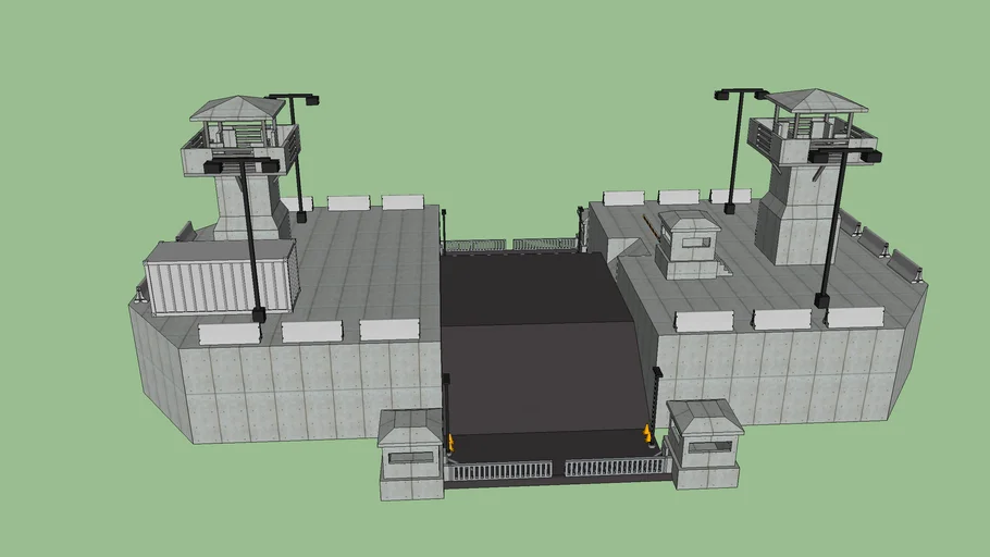 High security checkpoint | 3D Warehouse