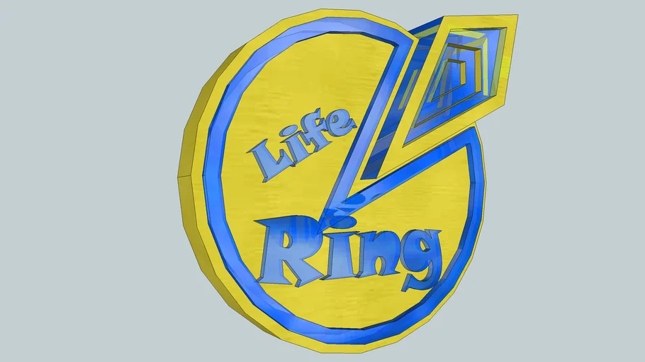 life ring logo | 3D Warehouse