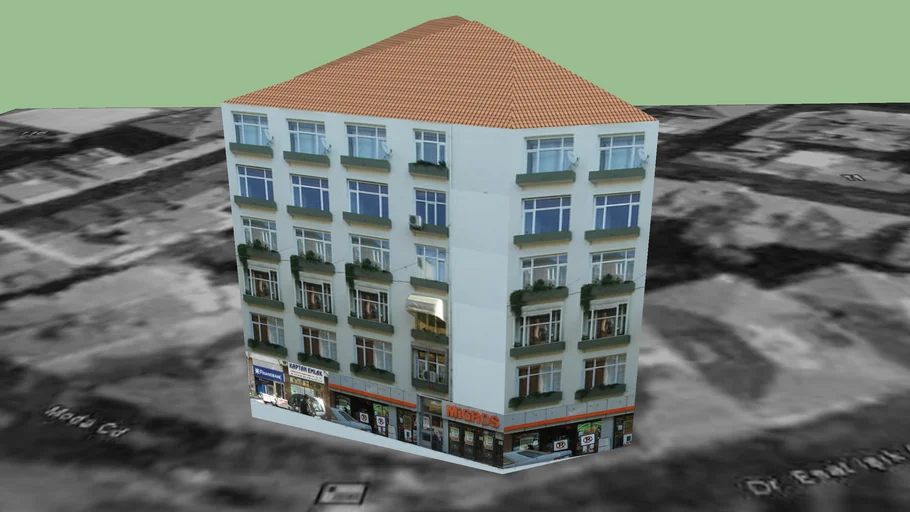 Moda Caddesi Ada 117 Bina 01 | 3D Warehouse