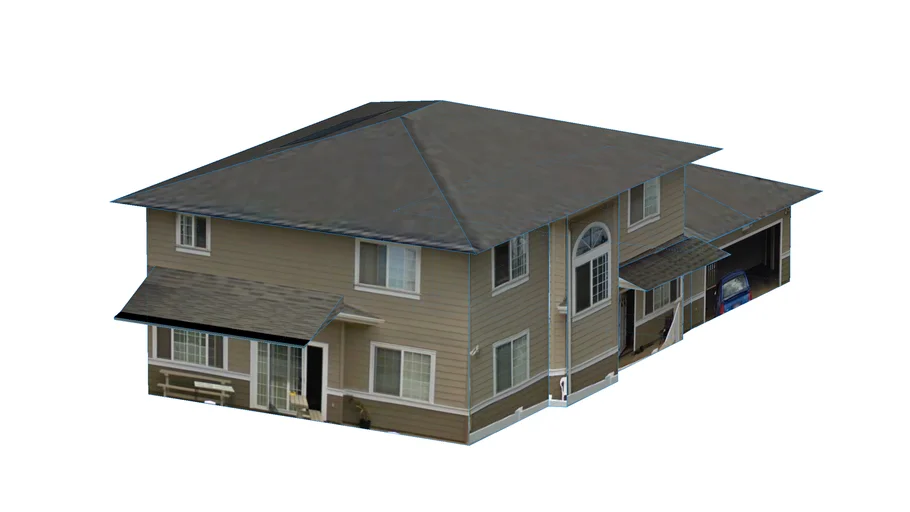 Two floor home on corner Dole/Farrington in Honolulu, | 3D Warehouse