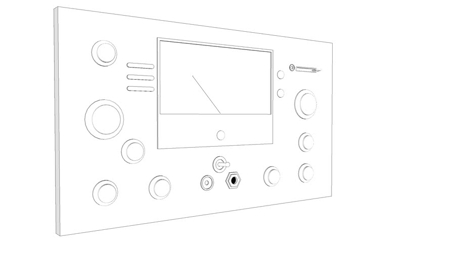 Sci-Fi Control Panel -B- | 3D Warehouse