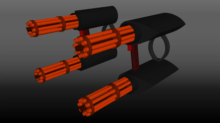 Double Miniguns MKII | 3D Warehouse