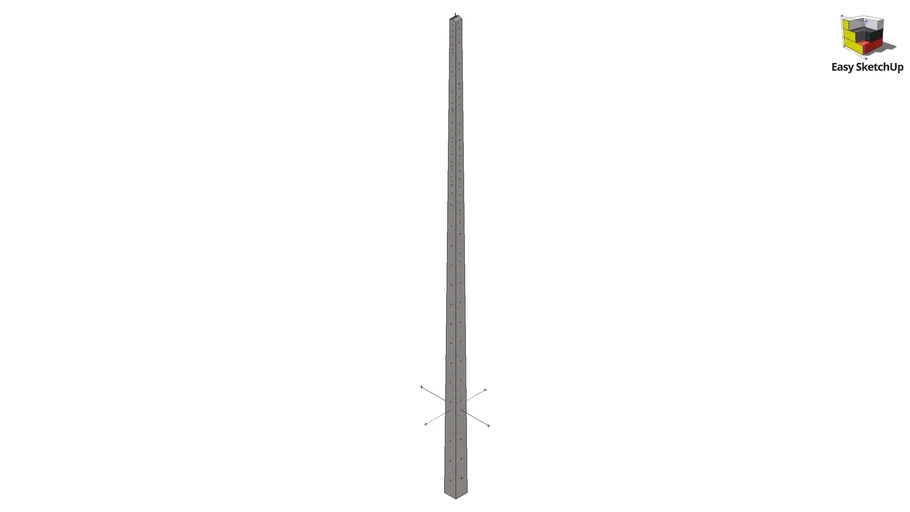 12.20 m PRESTRESSED CONCRETE POLE | 3D Warehouse