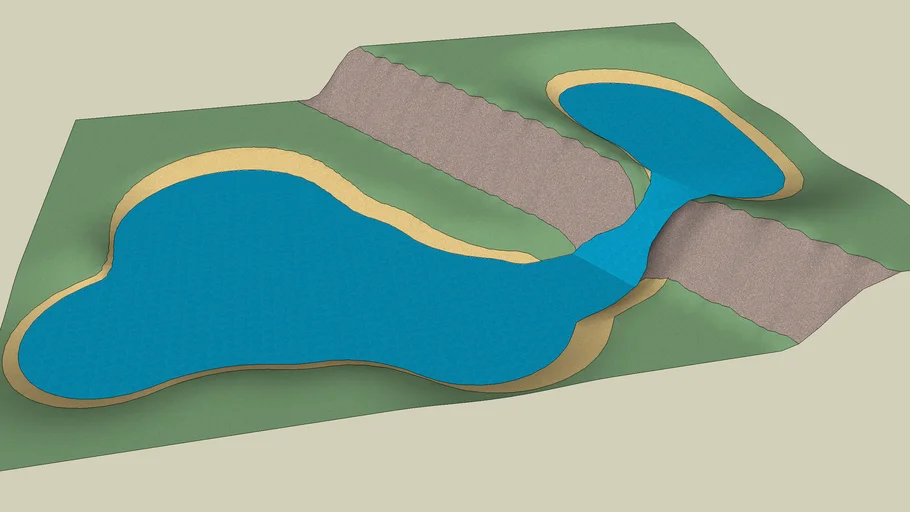 water terrain | 3D Warehouse